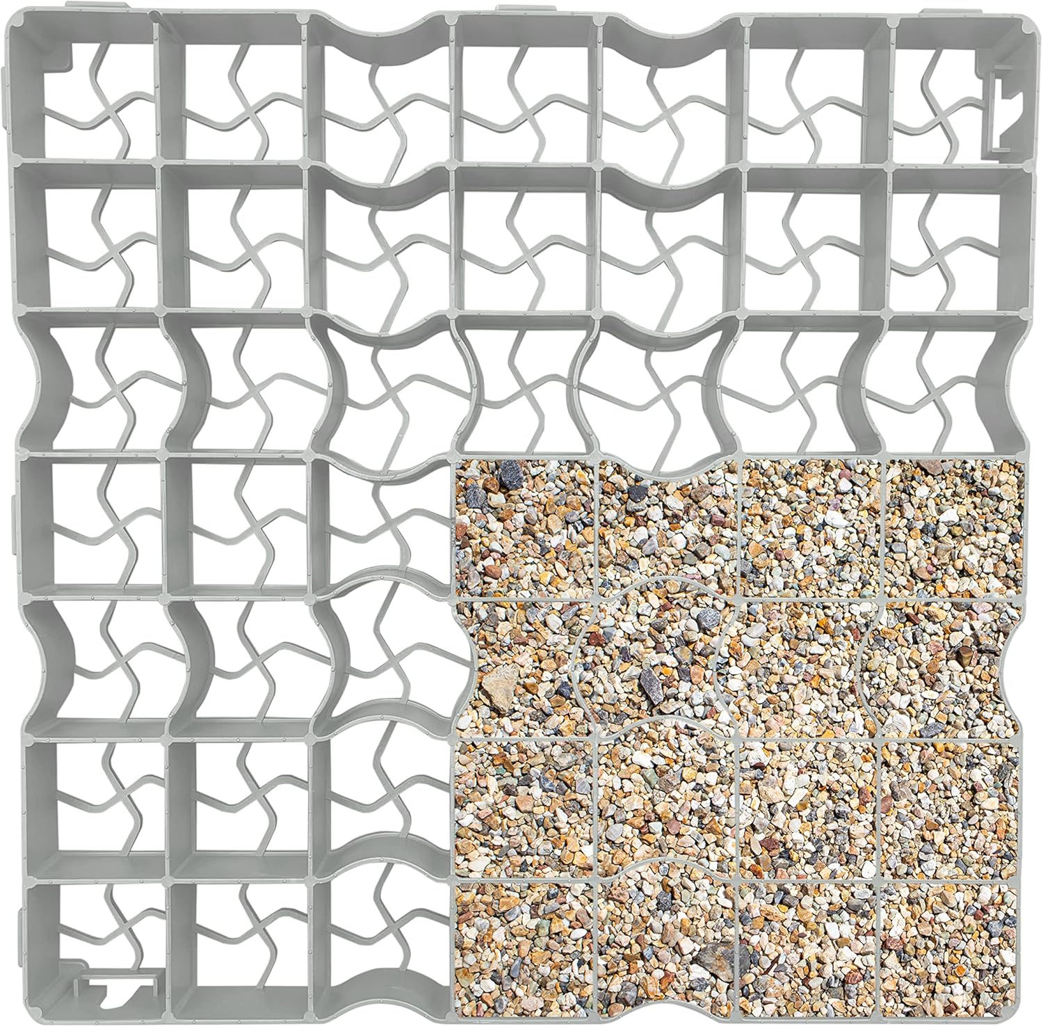 FXDM Gravel Grid Shed Base - Plastic Grid for Driveways, Garden Floori ...